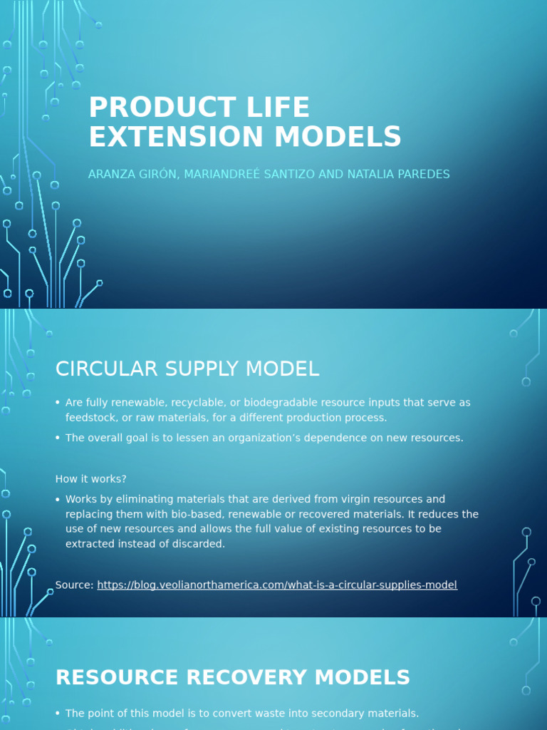 Circular Business Models by Students | PDF | Recycling | Waste Management