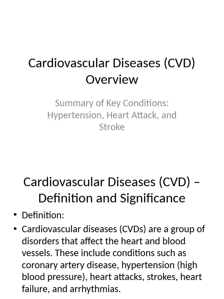 Understanding Cardiovascular Diseases | PDF