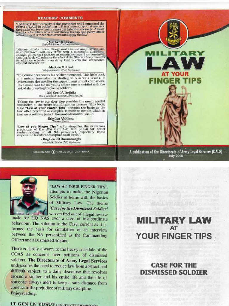 Military Law at Your Finger Tips | PDF