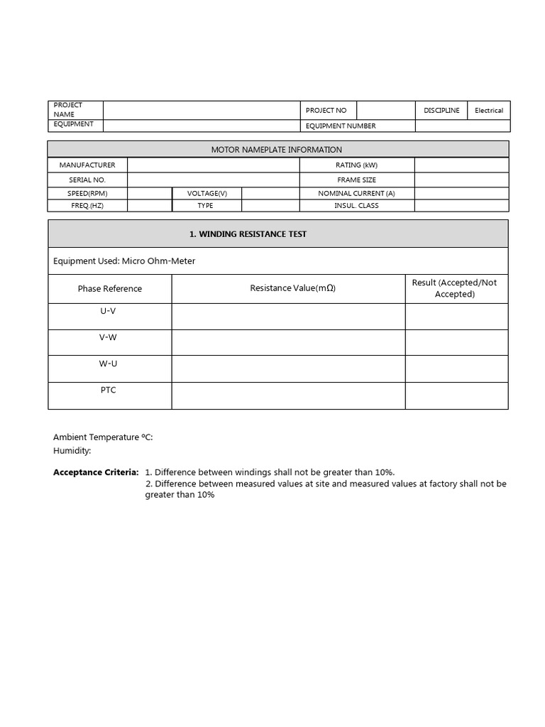 LV Motor Test Report | PDF | Electric Motor | Torque