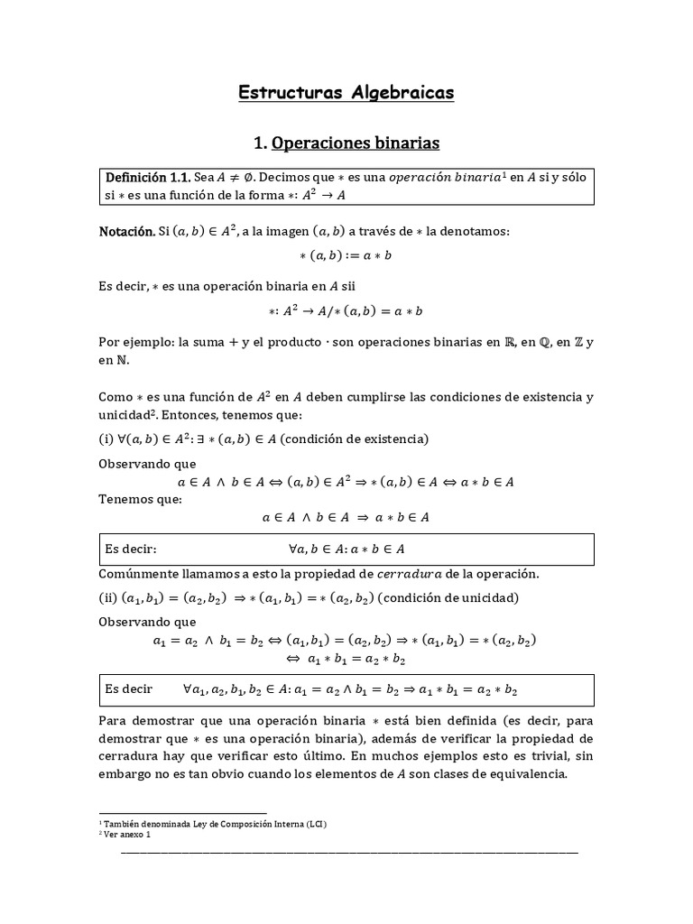T2. Estructuras algebraicas-2 | PDF | Grupo (Matemáticas) | Funciones y mapeos