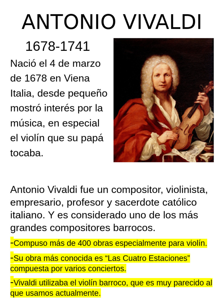 ANTONIO VIVALDI | PDF