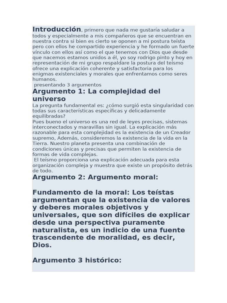 Argumentos para Kgar Al Grdito Kbrito | PDF