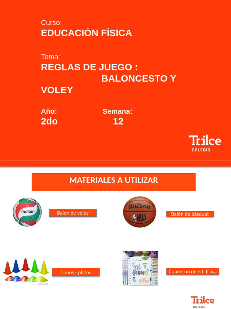 EF-2do - Semana 12 - Reglas de Juego Baloncesto - Voley | PDF