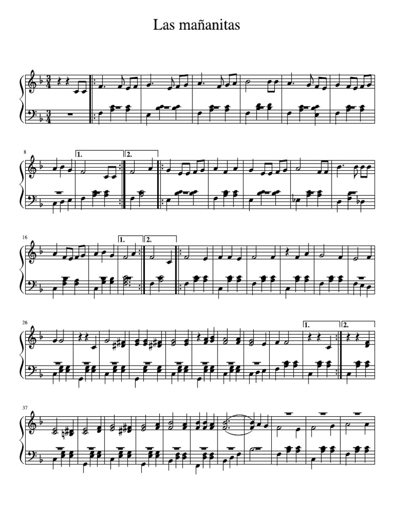 Las Mañanitas | PDF