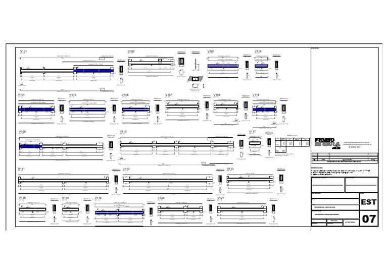 EST00220 07 Vigas Baldrame R - 00 | PDF