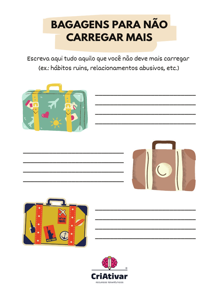 Bagagens Emocionais a Deixar Para Trás | PDF