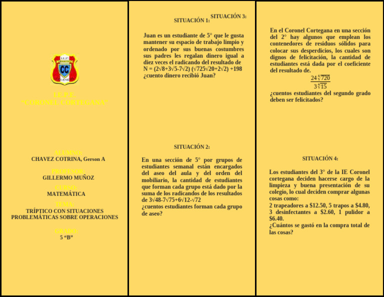 Triptico Gerson | PDF