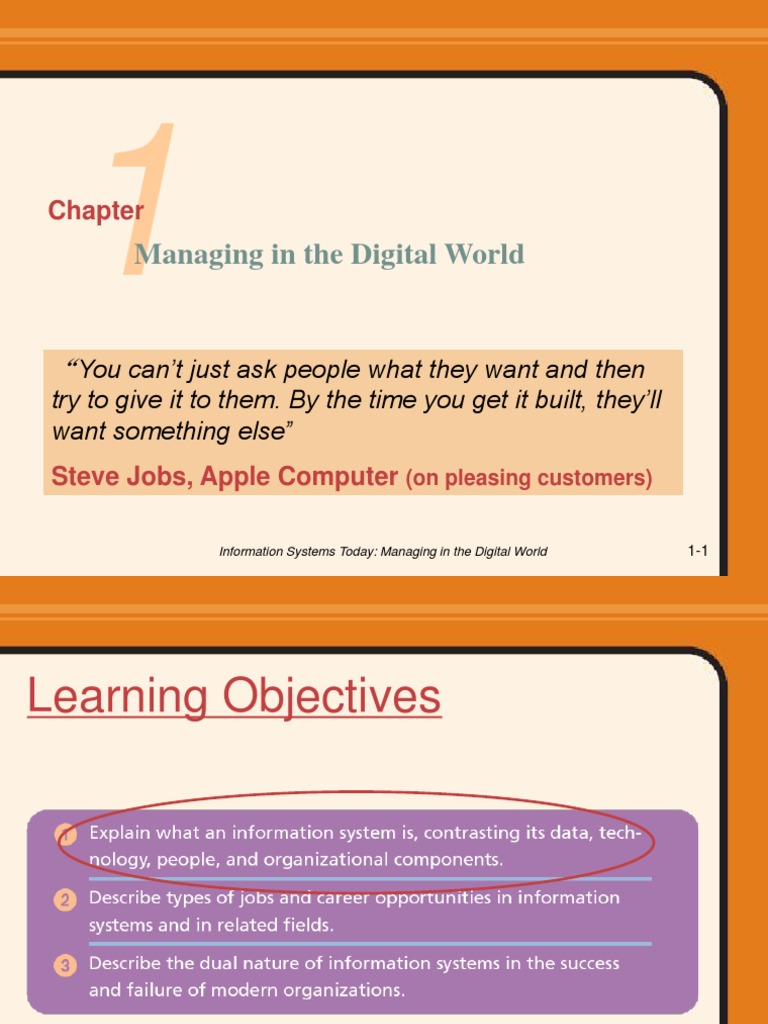 Managing in The Digital World | PDF | Information System | Globalization