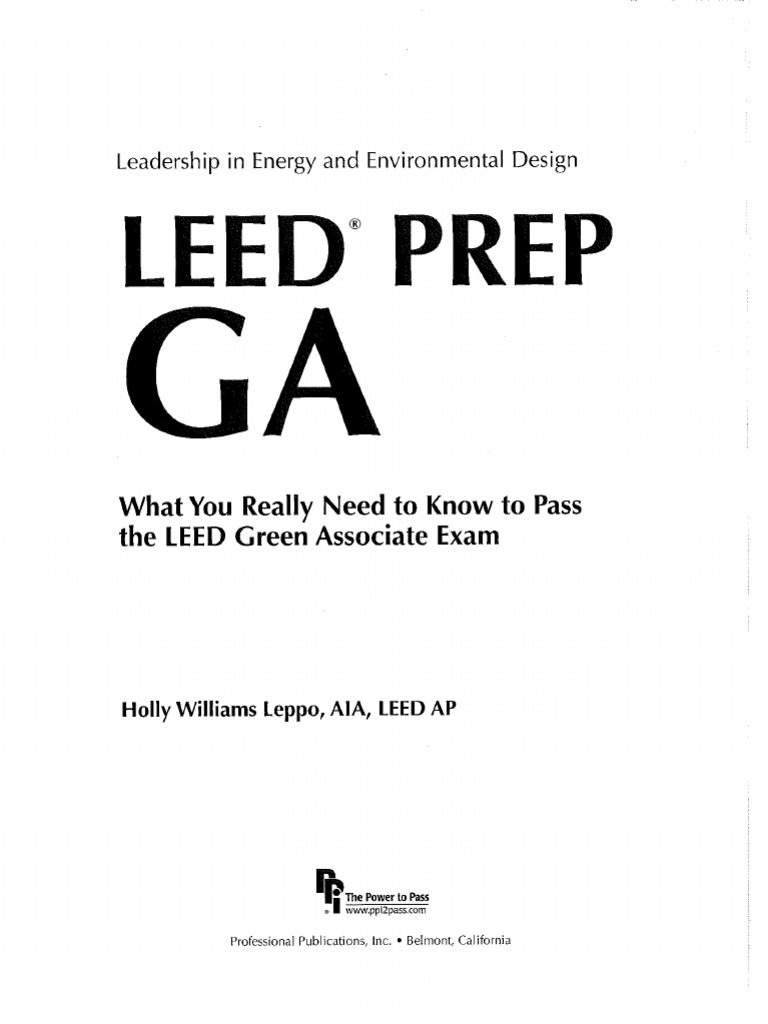 LEED GA Prep Manual LEED GA Prep Manual