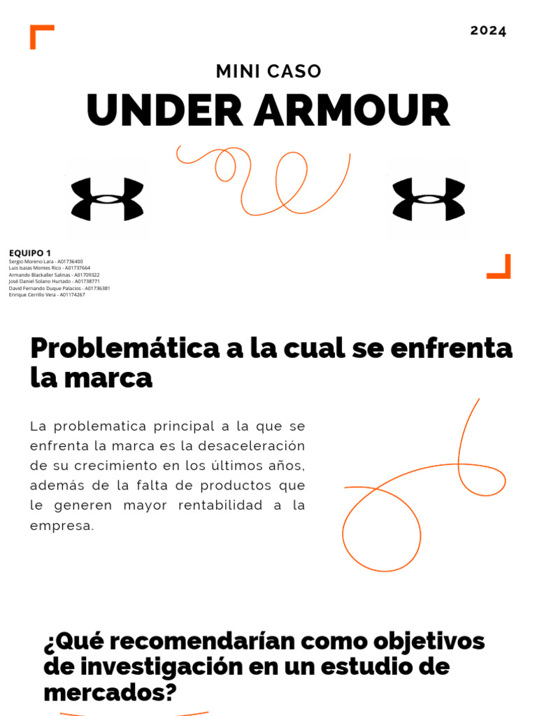 Mini Caso Uder Armour | PDF