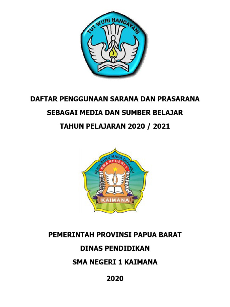 Daftar Penggunaan SarPras Sebagai Media & Sumber Belajar | PDF