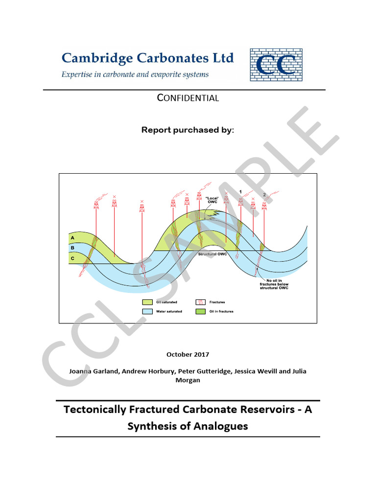 CCL Sample Tectonically Fractured Carbonate Reservoirs Multiclient ...