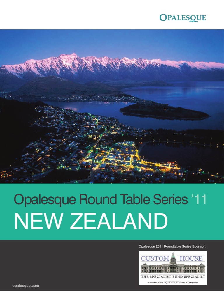 Opalesque 2011 New Zealand Roundtable | PDF | Investor | Financial Markets