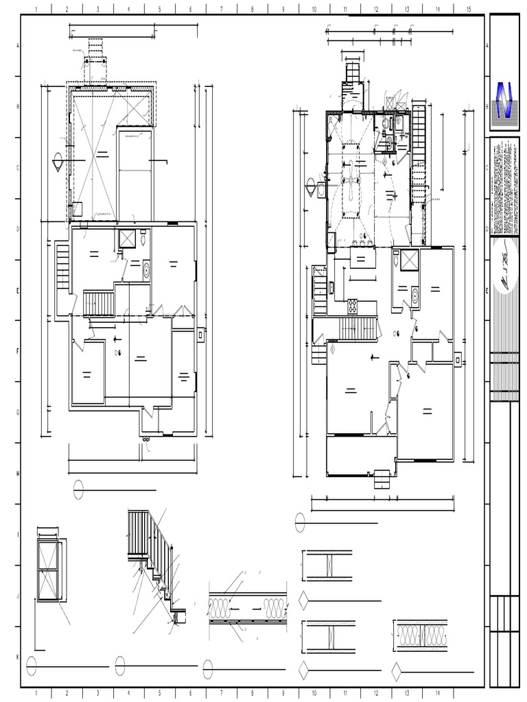 Residential Wood Stairs Section Egress Window Detail: A Wood Stud ...