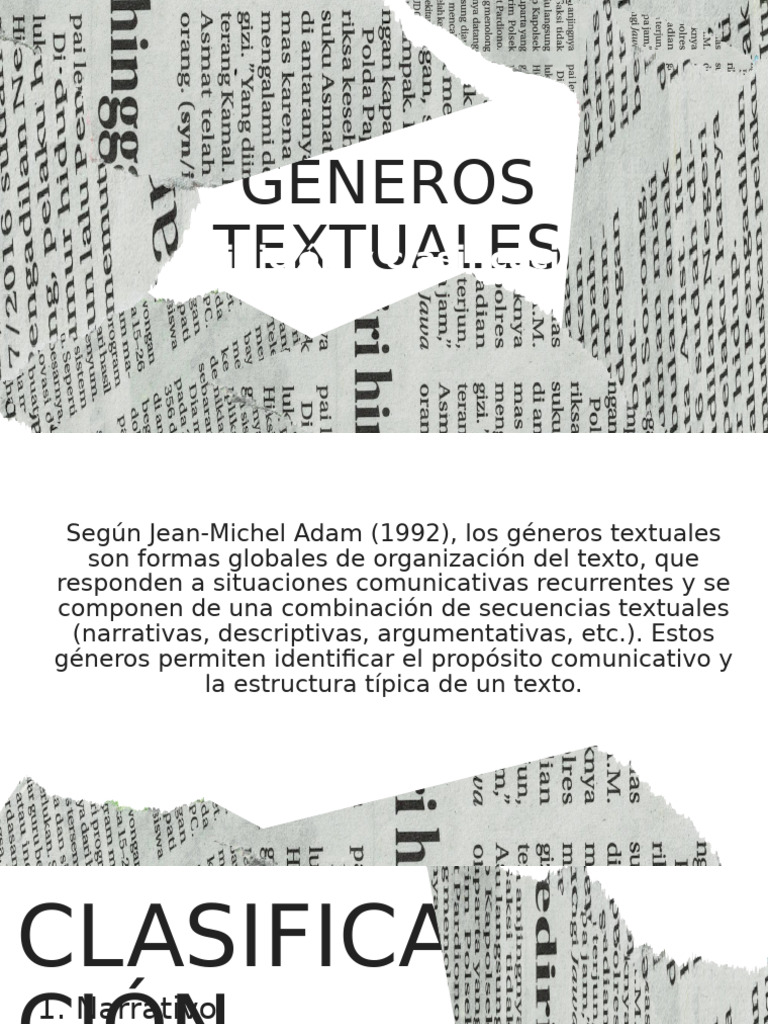 Géneros Textuales | PDF | Narración