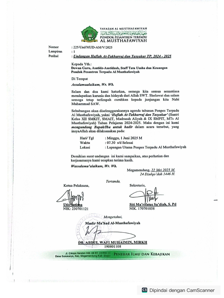 Undangan Haflah 2025 | PDF