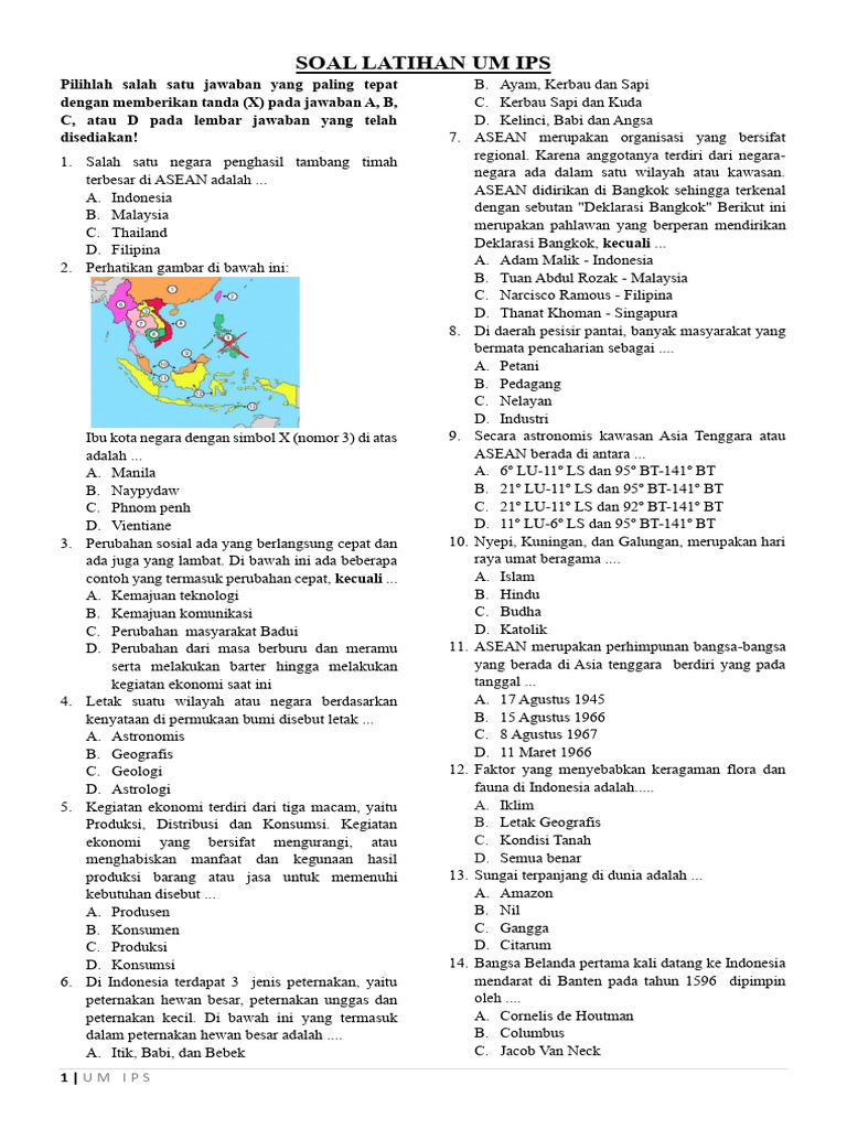 Latihan Soal Ujian | PDF