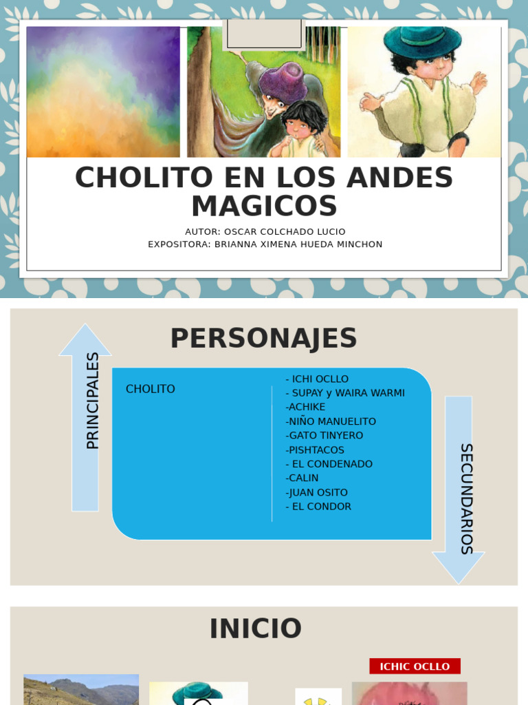 Personajes de "Cholito en los Andes" | PDF