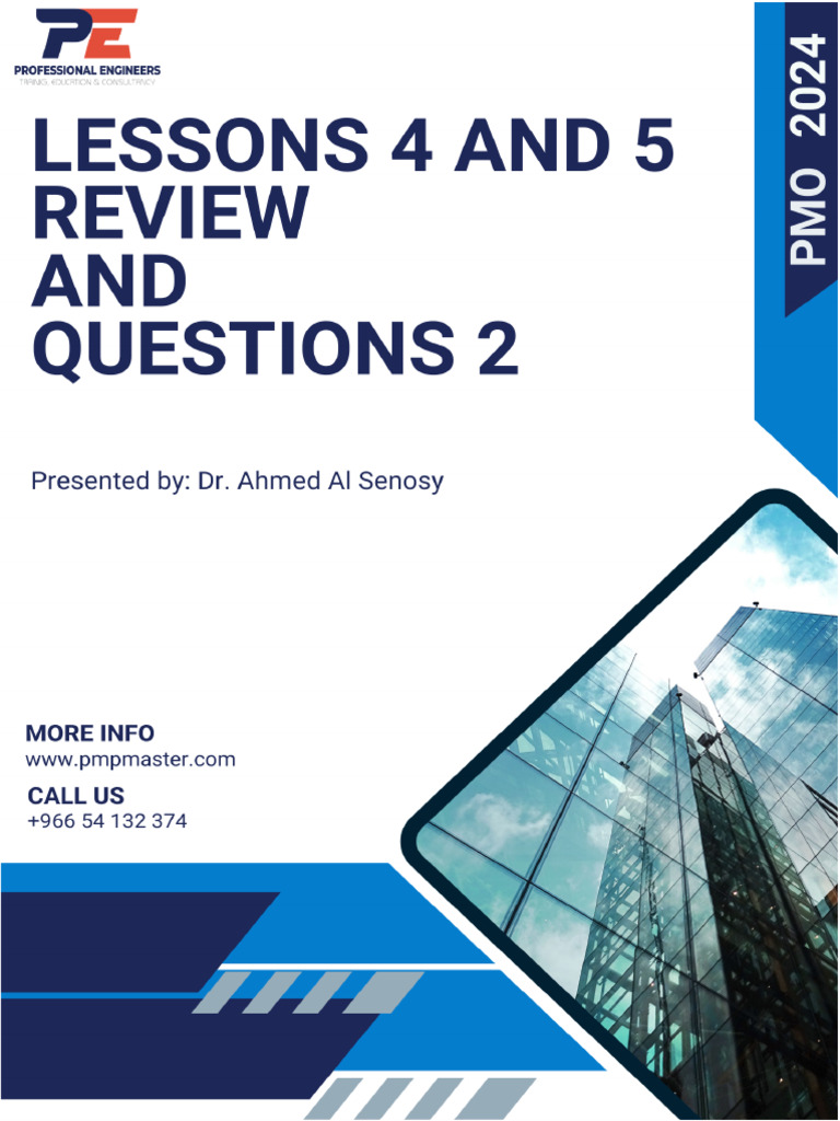 Lessons 4 and 5 review and questions2 | PDF | Performance Indicator ...