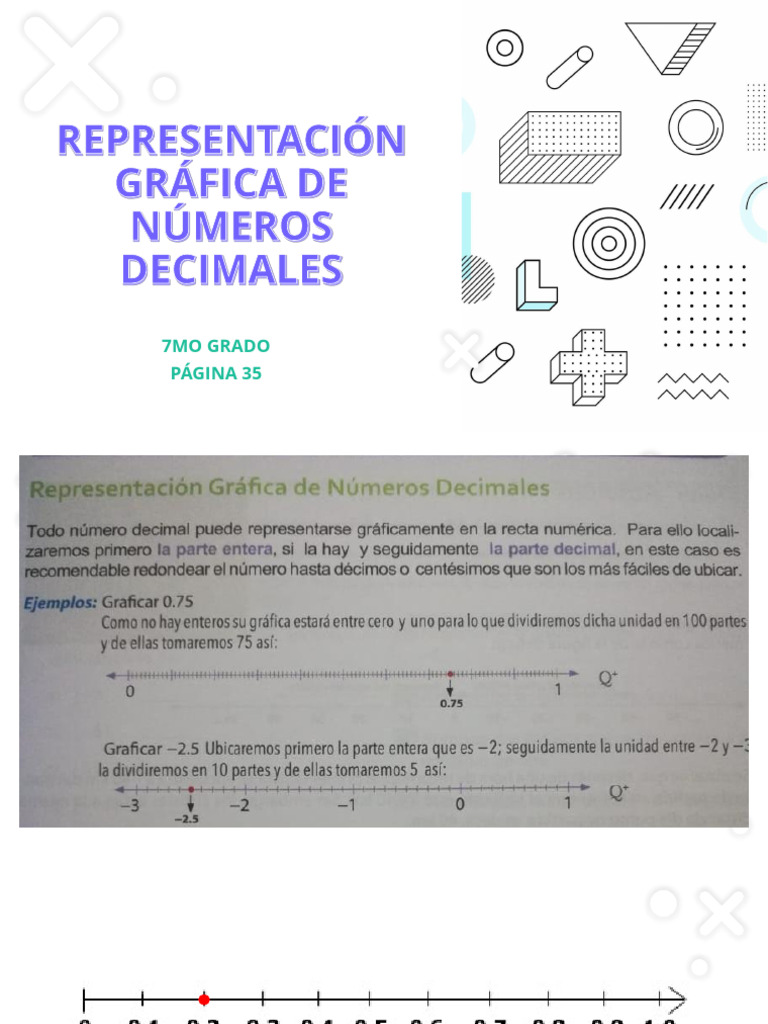 Representación Gráfica de Decimales-1 | PDF