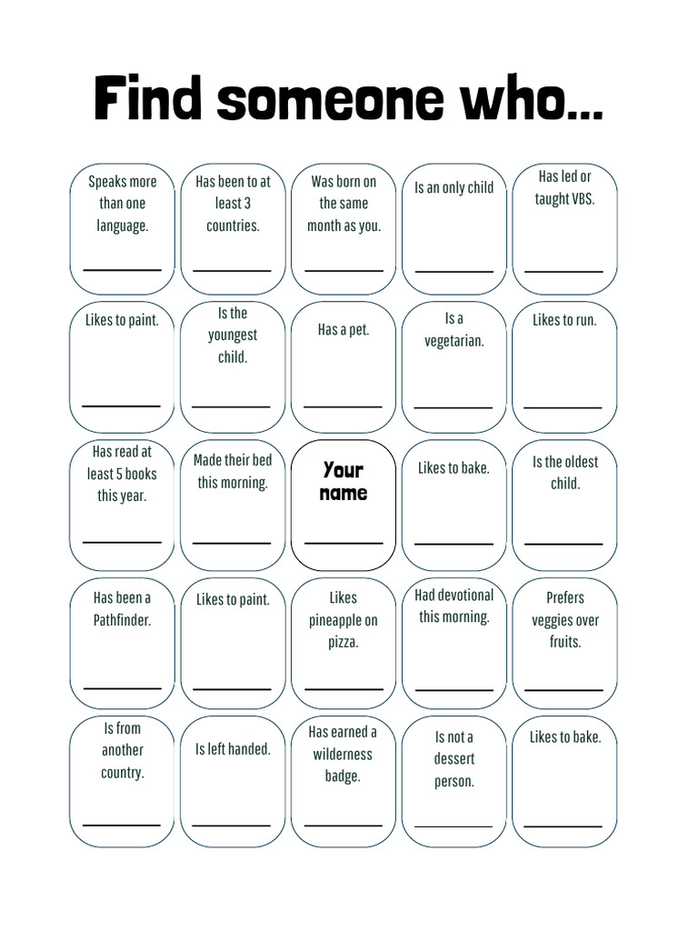 Fun Speed Dating Icebreaker List | PDF