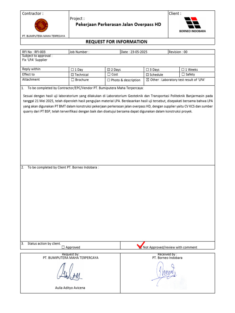 Form Rfi-03-R0-20250523-Lpa-Rev | PDF