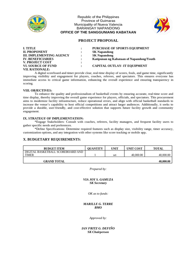 Project Proposal IT EQUIP | PDF