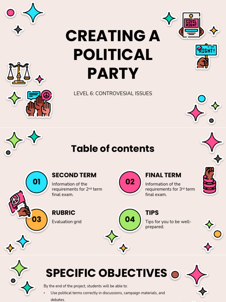 English Project Level 6 Students Version | PDF | Political Campaigns ...
