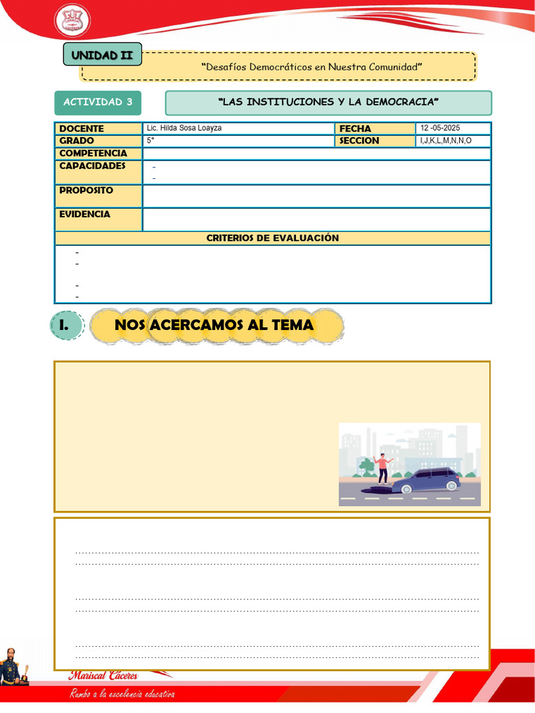 5° DPCC - Actv.03-Uni.2 2024 | PDF | Estado (política) | Institución