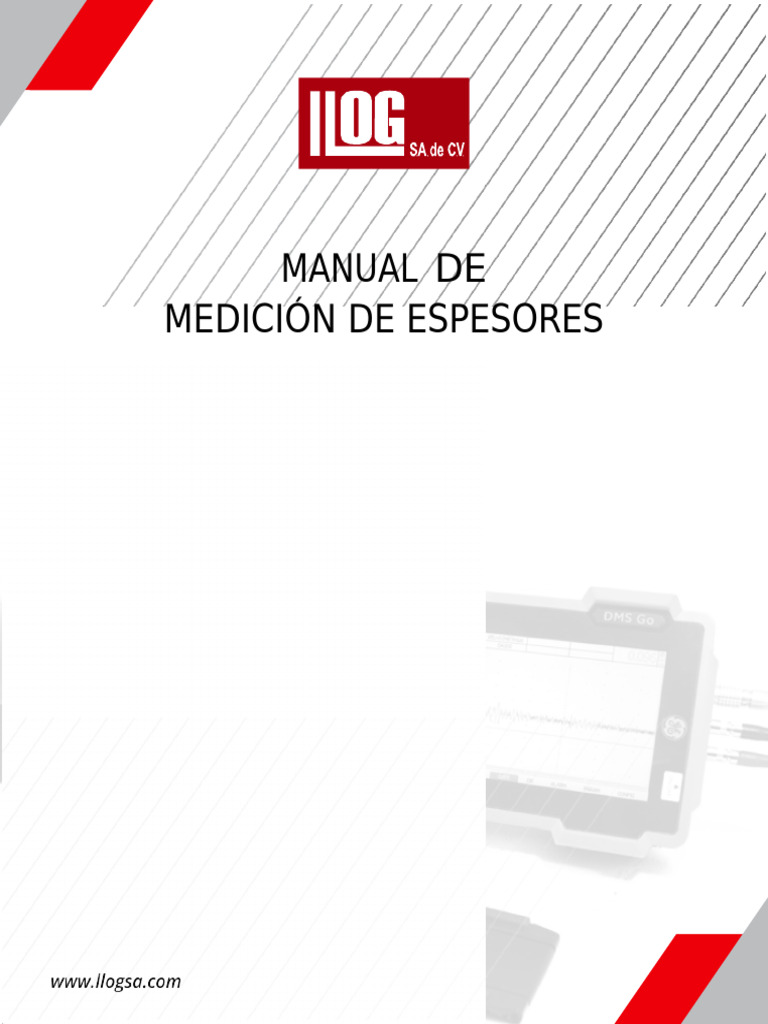 Manual UT Medicion Espesores | PDF | Pruebas no destructivas | Ultrasonido
