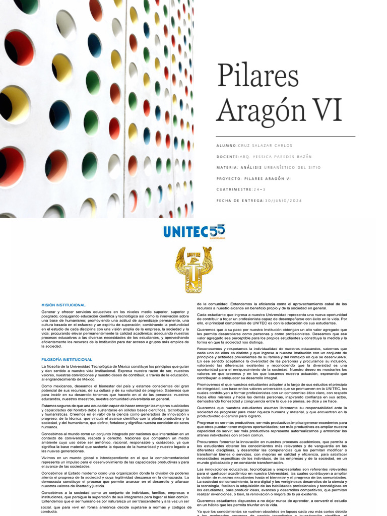 Cruz Salazar Carlos Diagnostico Urabano Pilares Vi | PDF | Literatura ...