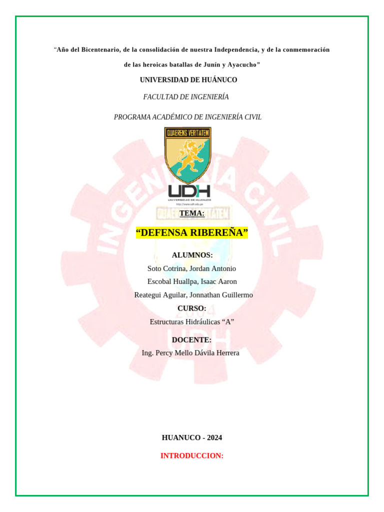 T4 Estructuras Hidraulicas | PDF | Erosión | Agua