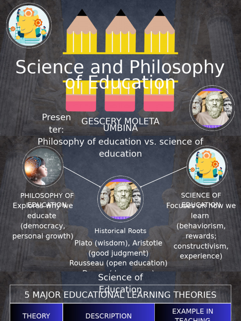 Education Science and Philosophy Overview | PDF | Philosophy Of ...