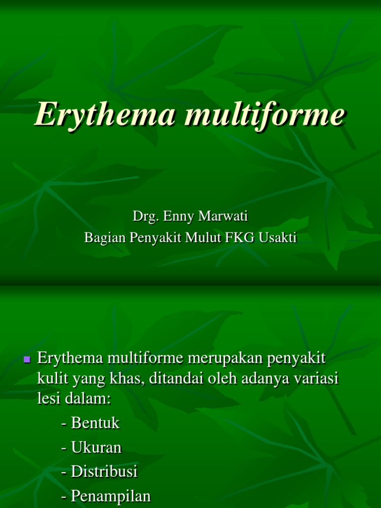 Erythema Multiforme | PDF