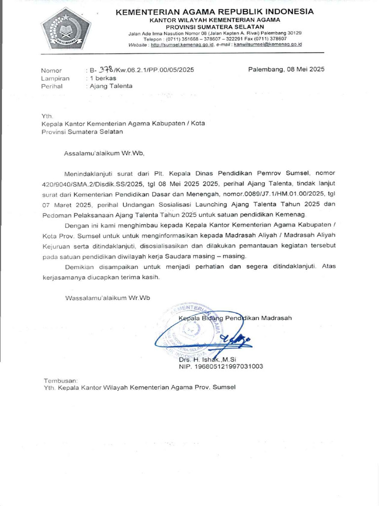 Ajang Talenta 2025 | PDF