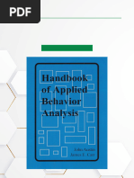 Baer, Wolf and Risley, 1968 | PDF | Behaviorism | Reinforcement