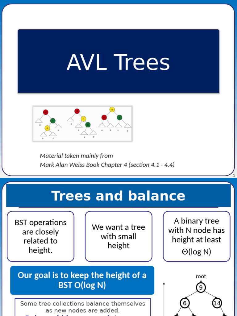 Handout 6 Avl Trees | PDF | Algorithms And Data Structures