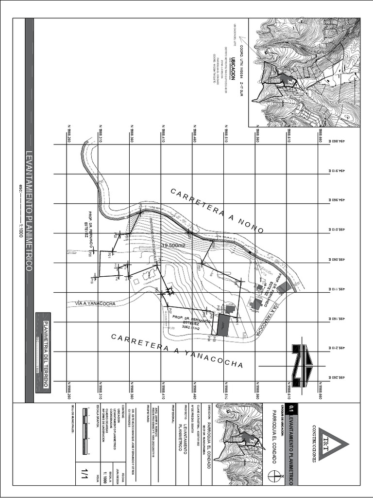 Plano Levantamiento NONO Sm2 | PDF