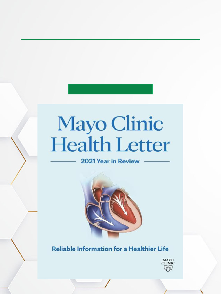 Mayo Clinic Health Letter Year in Review 2021 Year in Review 2021 ISBN ...