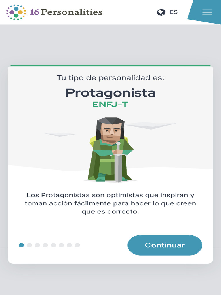 Protagonista (Personalidad ENFJ) 16personalities | PDF