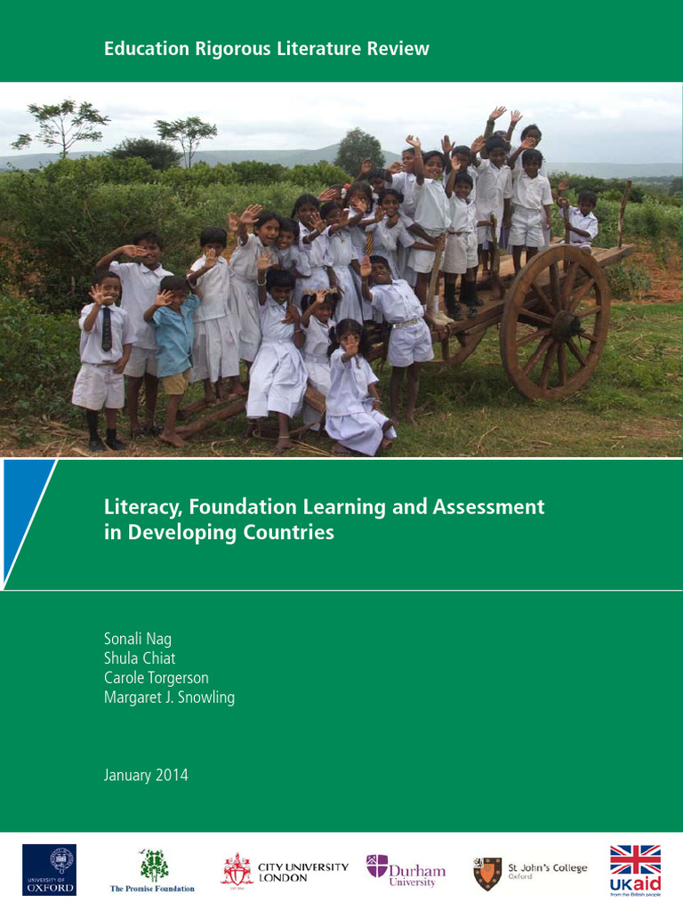 Literacy, Foundation Learning and Assessment in Developing Countries ...