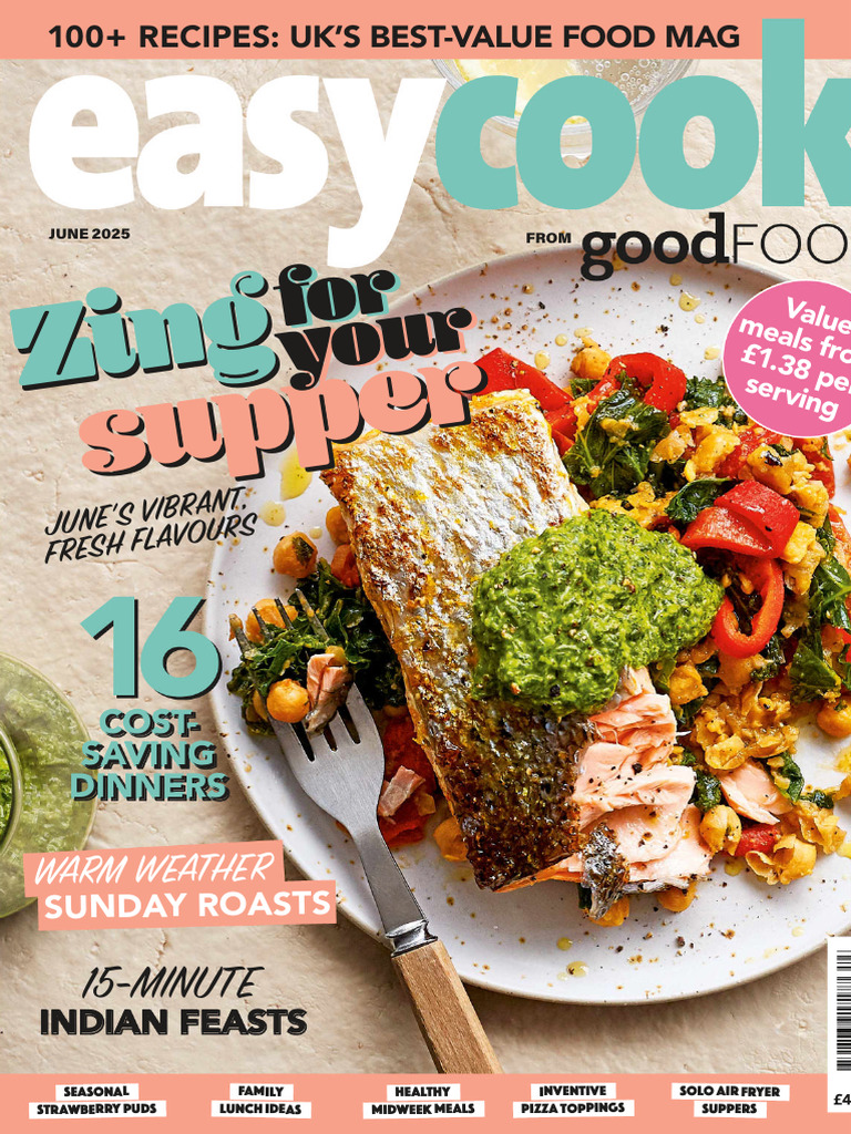 Easy cook magazine June 2025 | PDF | Hamburgers | Garlic