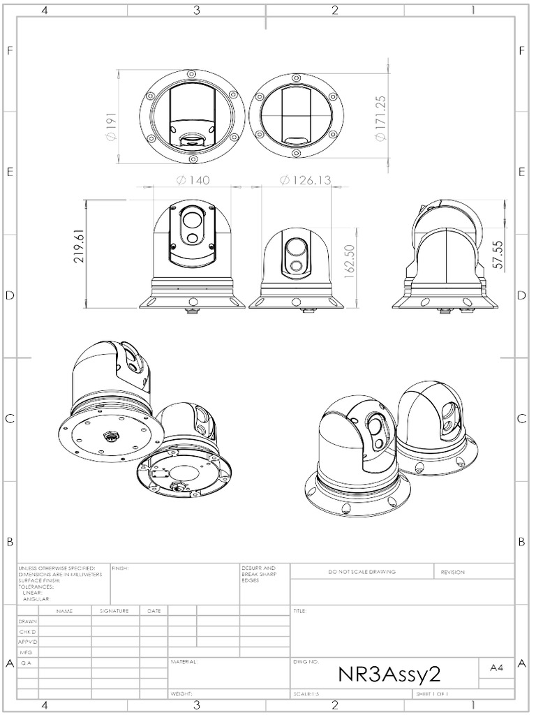 Sentinel Dimension Drawing | PDF