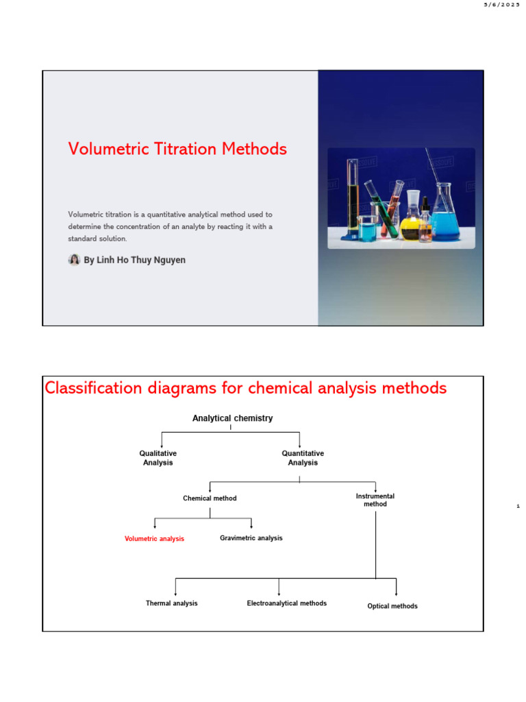 Dai Cuong Chuan Do | PDF | Titration | Chemistry
