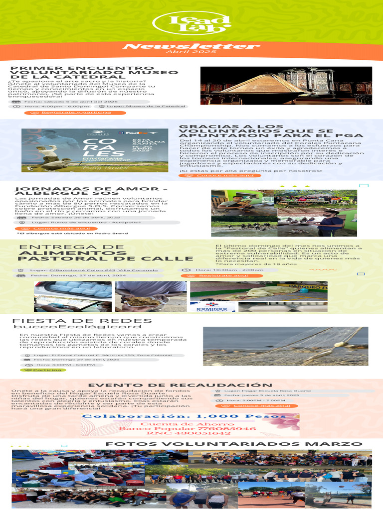 Lead Lab Newsletter Abril 2025 | PDF