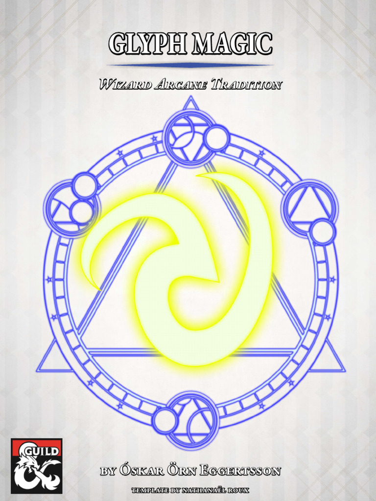 Glyph Magic Arcane Tradition For Wizards | PDF | Wizards Of The Coast ...