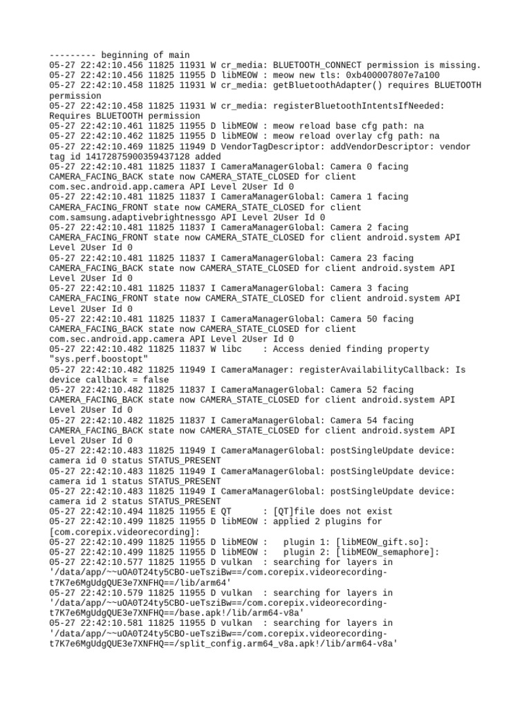 Logcat 1748396530415 | PDF | Software | Computing