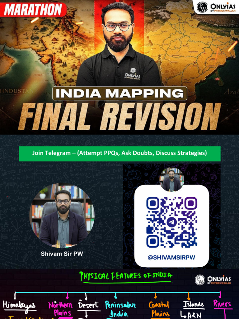 Indian Mapping Final Revision Shivam Yash Sir - 250519 - 113919 | PDF