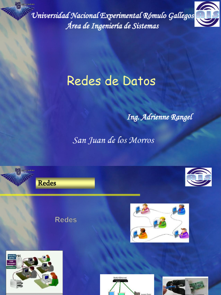 Redes de Datos | PDF | Red de computadoras | Red de área amplia